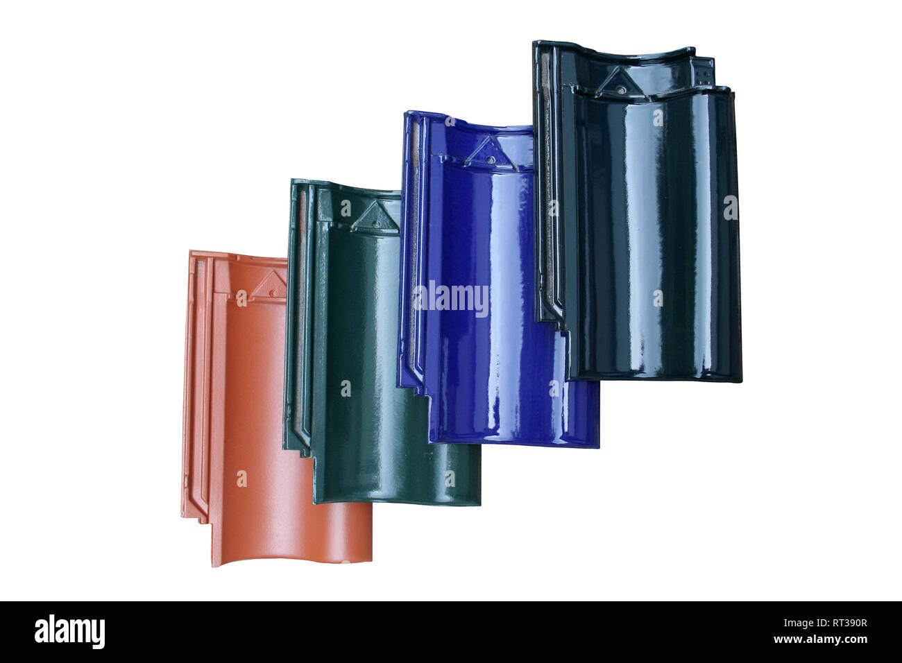 four ceramic tiles Stock Photo - Alamy