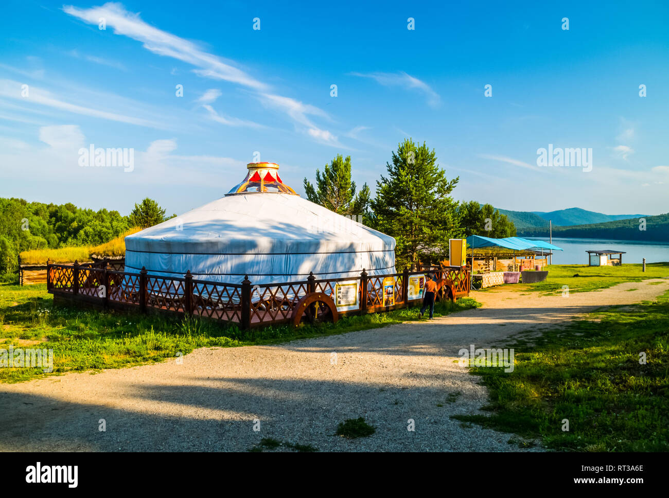 Taltsy is an architectural and ethnographic museum of Siberian wooden ...