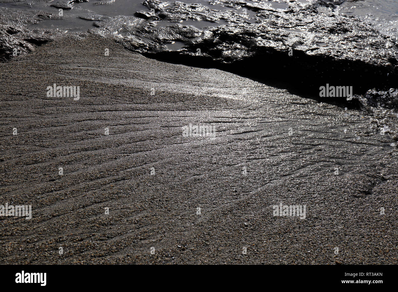 Sand and cliff water stock texture. Summer beach background Stock Photo ...