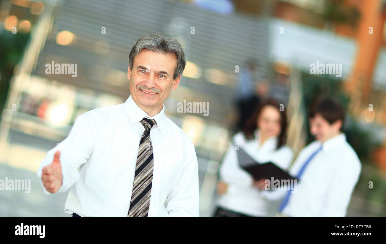 Man Holding Out Hand Shake High Resolution Stock Photography and Images ...