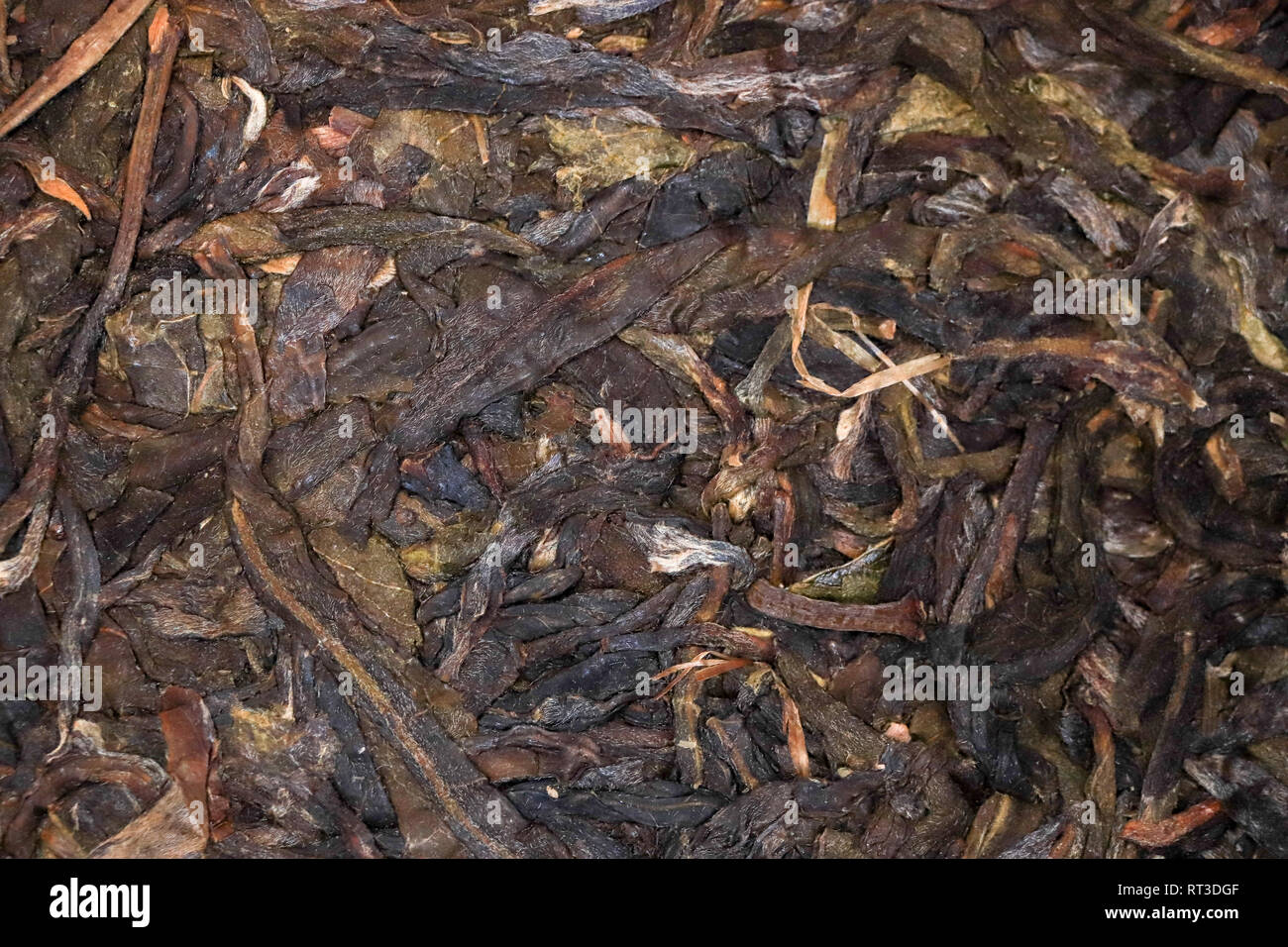 Chinese pressed tea texture Stock Photo - Alamy