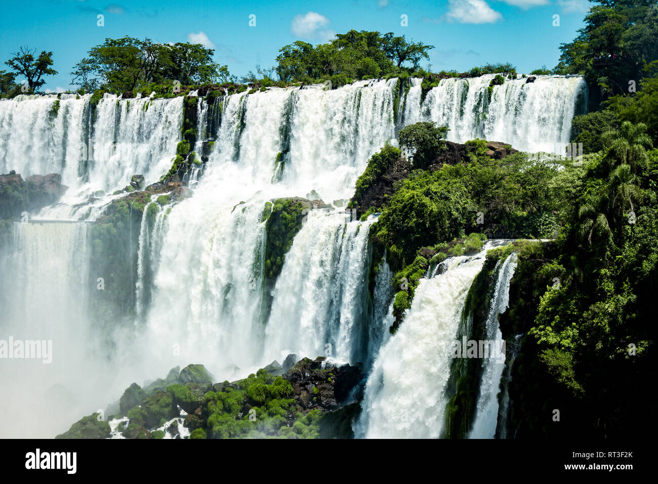 The Amazing waterfalls of Iguazu in Brazil Stock Photo - Alamy