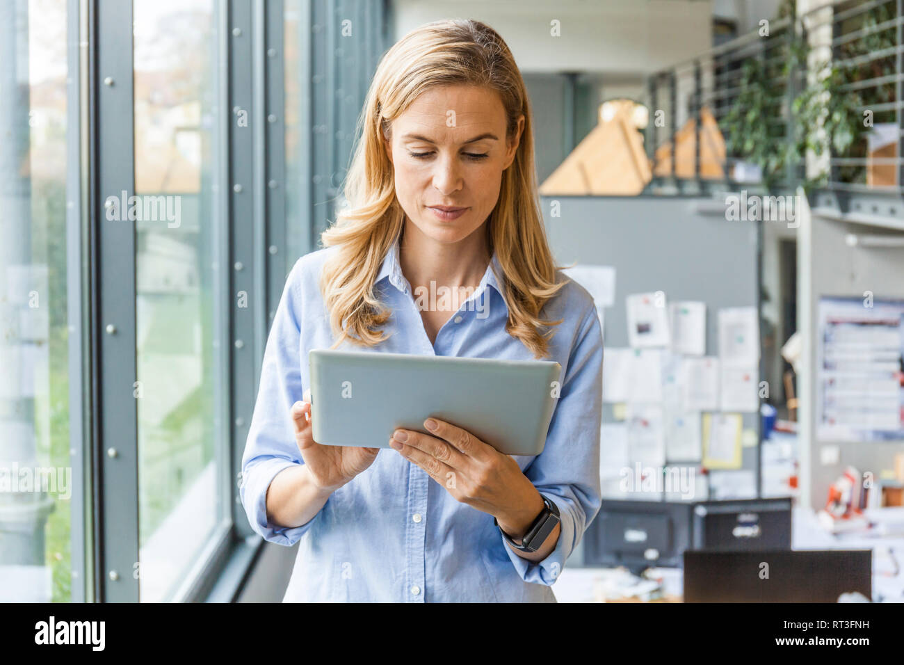 Office workers using computer hi-res stock photography and images - Alamy