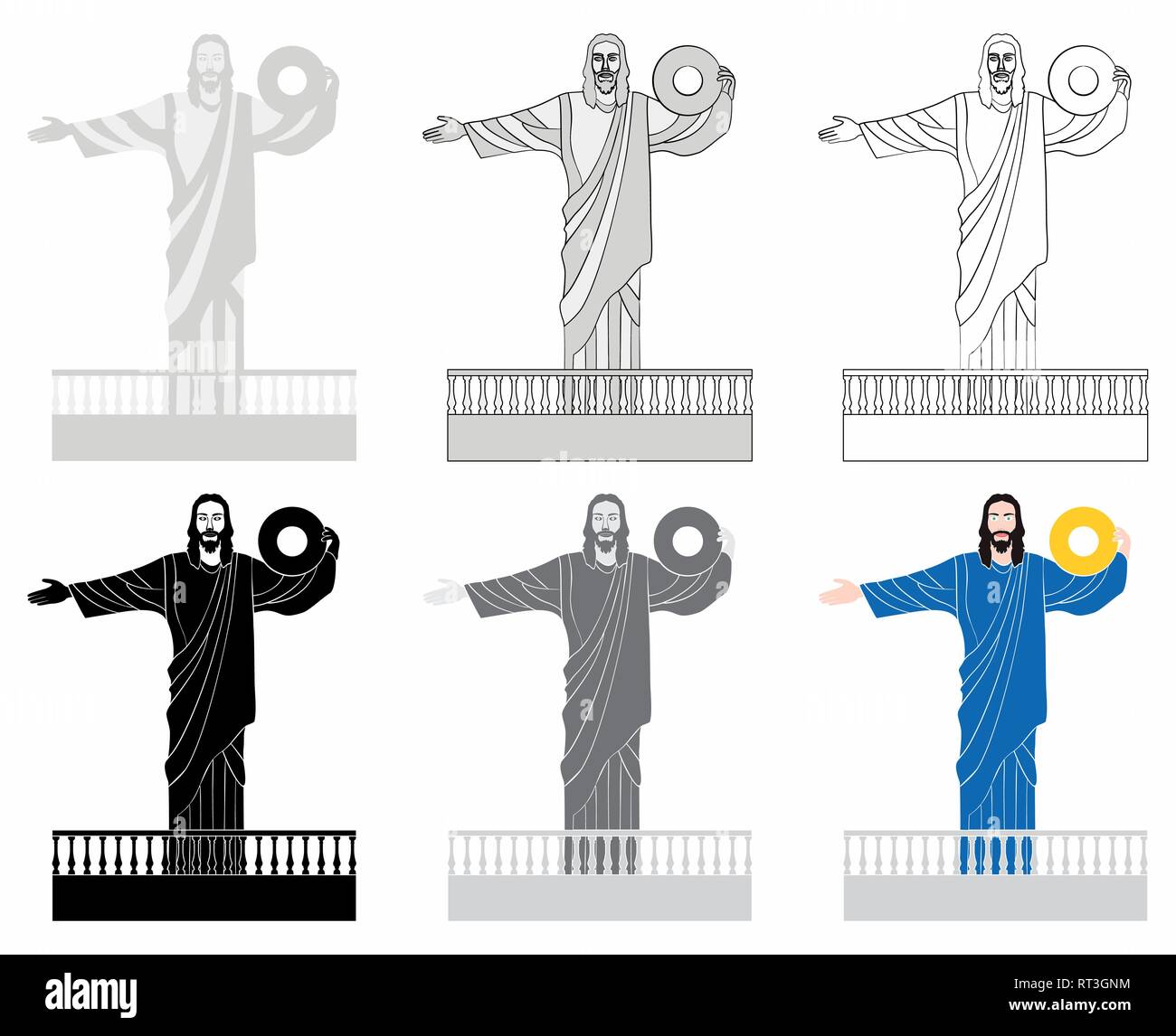 Jesus christ monument Cut Out Stock Images & Pictures - Alamy