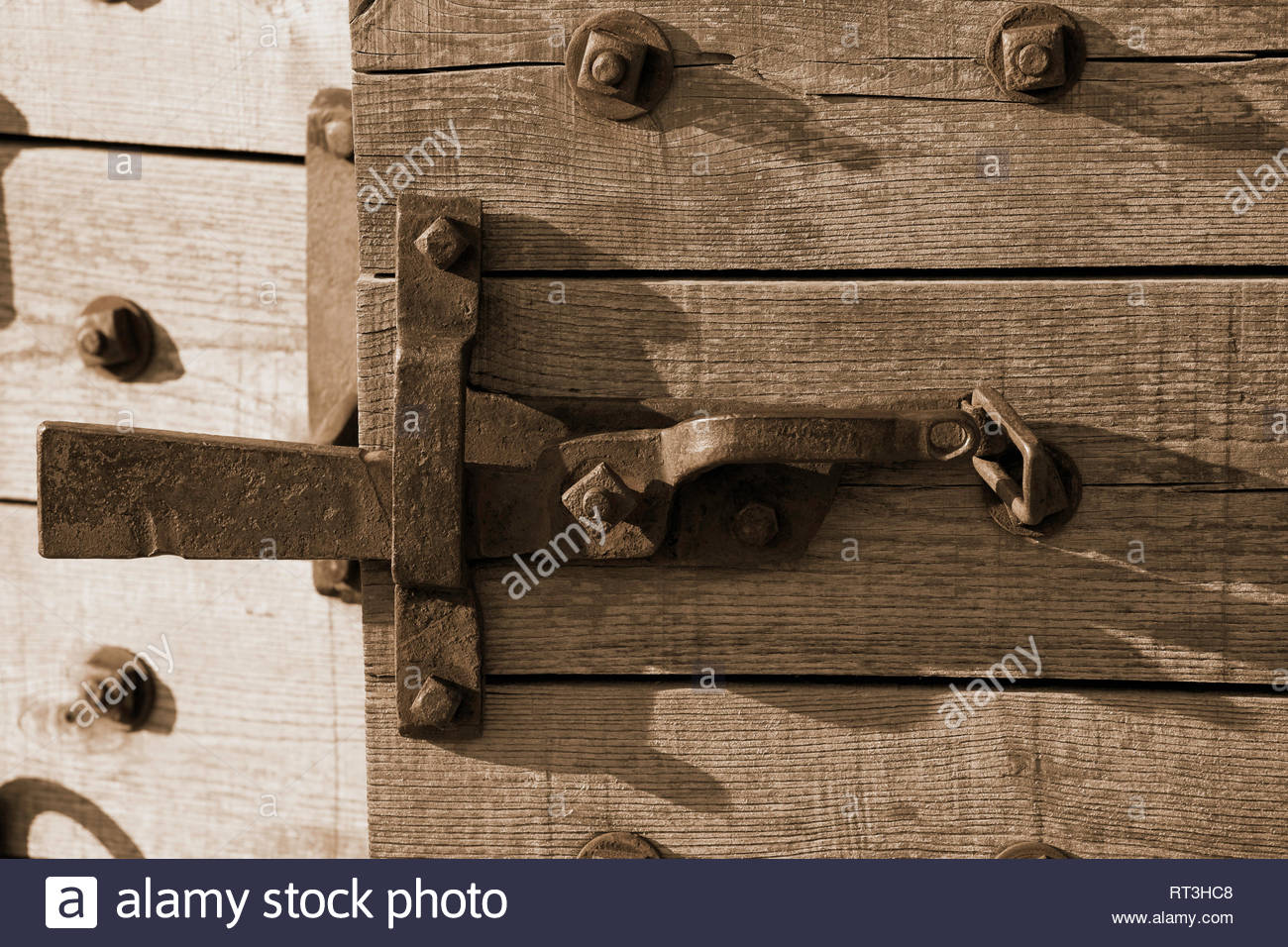 Latch Door Gate Historic Museum Fort High Resolution Stock Photography ...