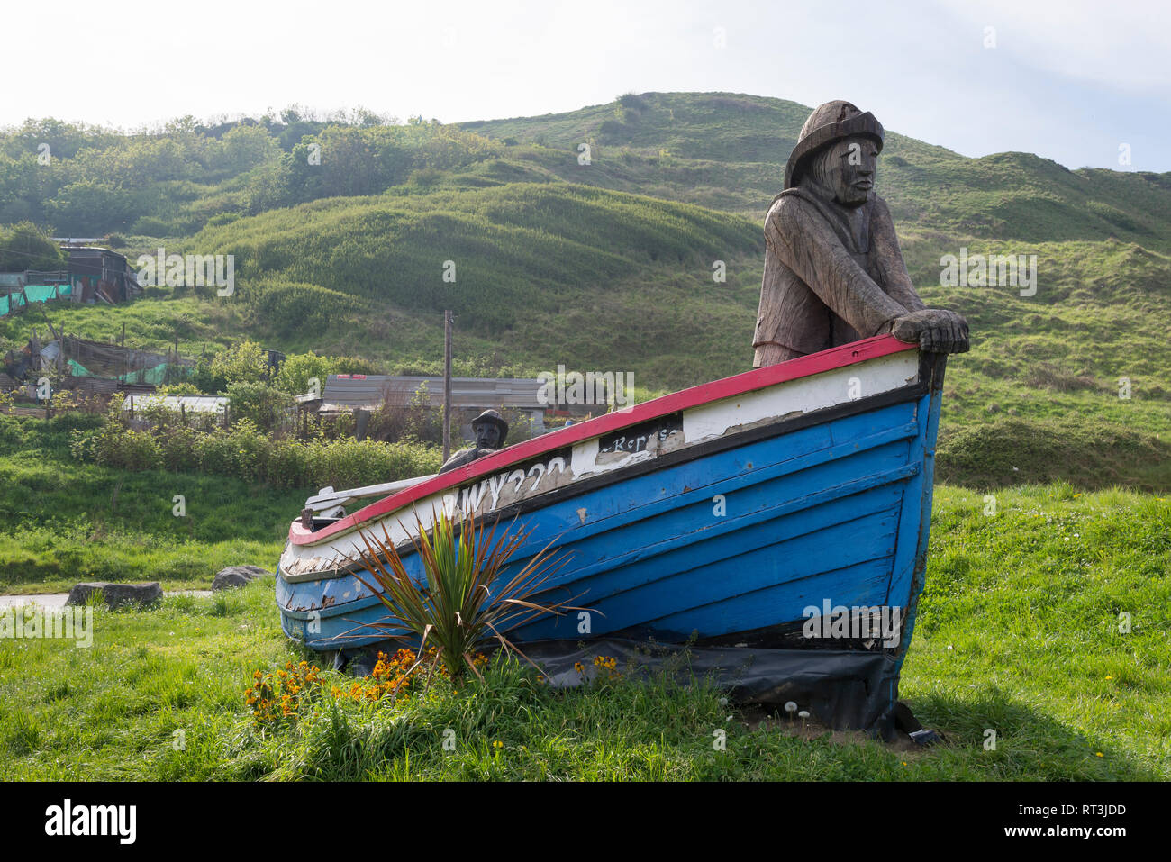 Yorkshire coble boat hi-res stock photography and images - Alamy