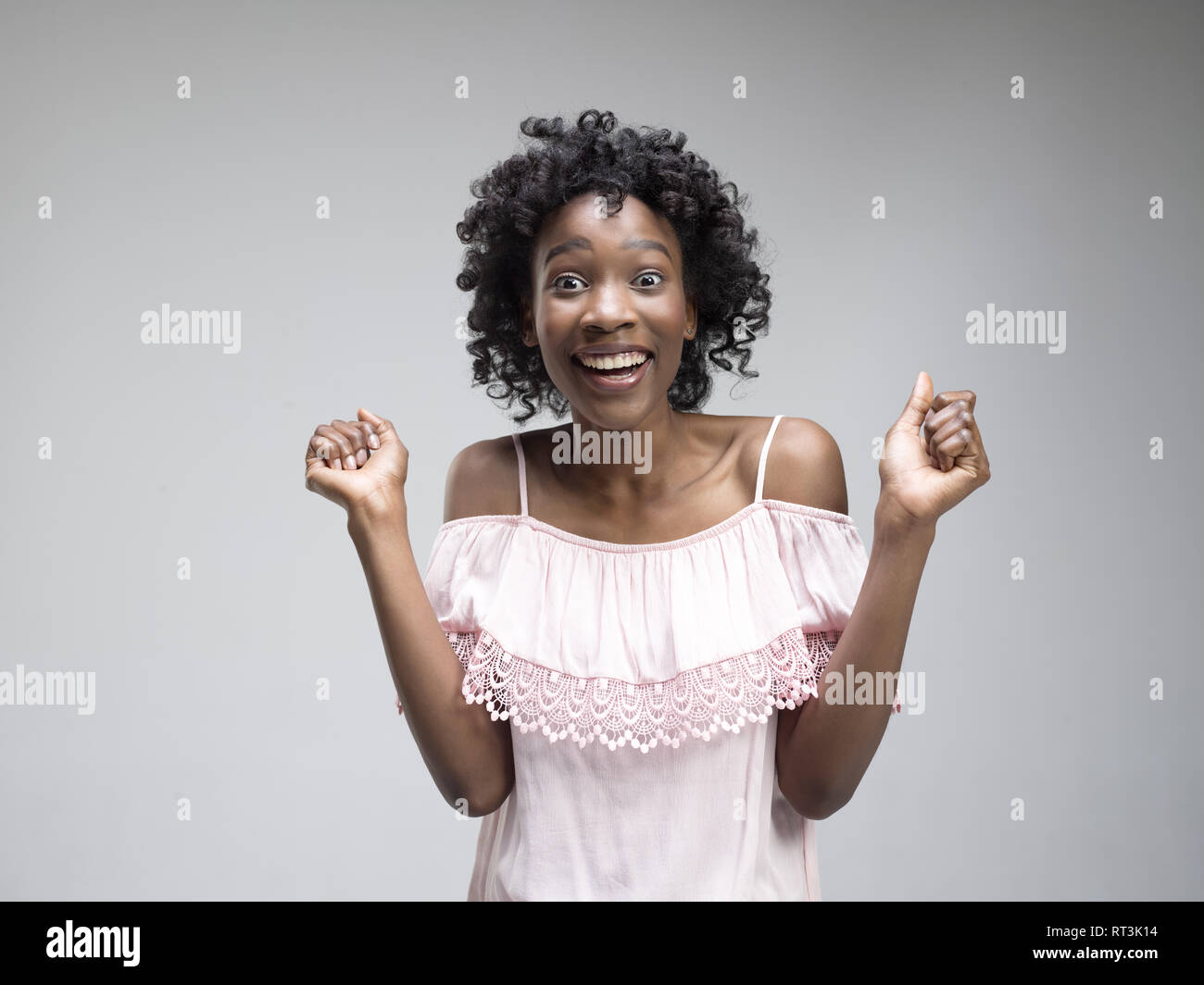 I won. Winning success happy woman celebrating being a winner. Dynamic ...