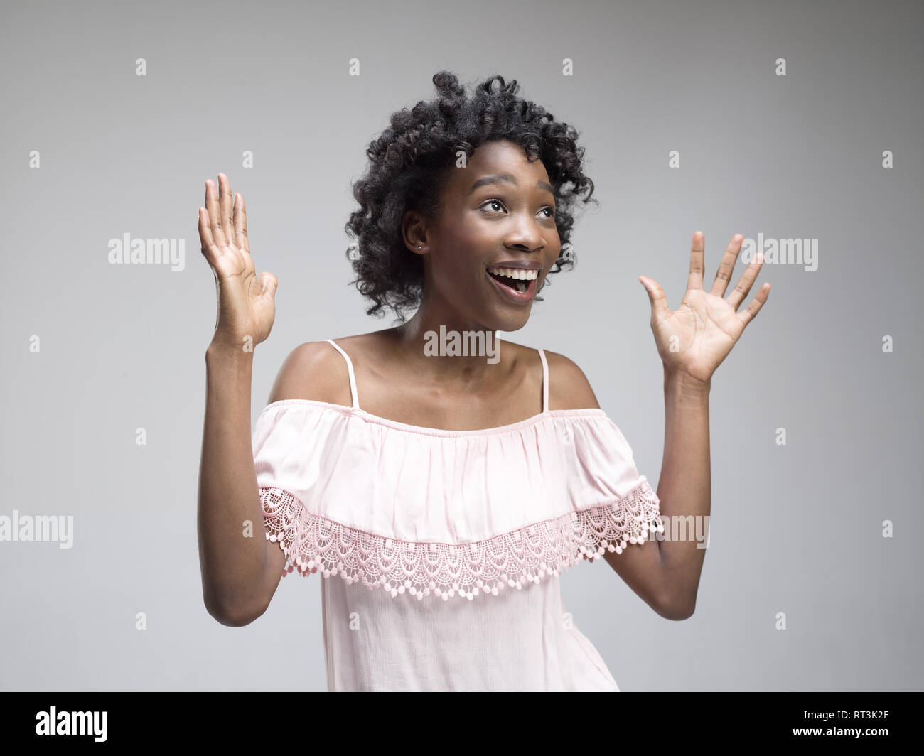 I won. Winning success happy woman celebrating being a winner. Dynamic ...