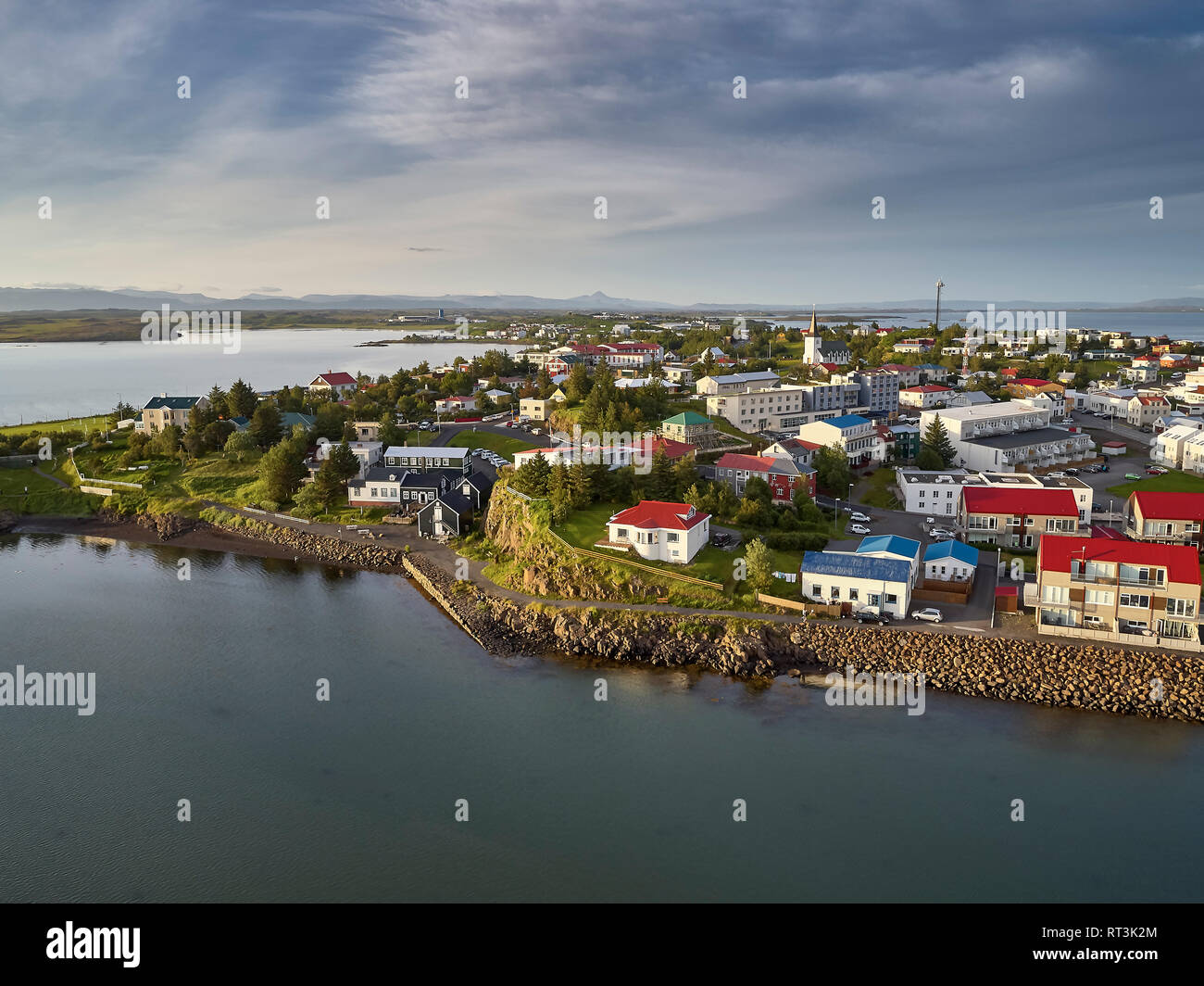 Borgarnes, Western Iceland Stock Photo - Alamy