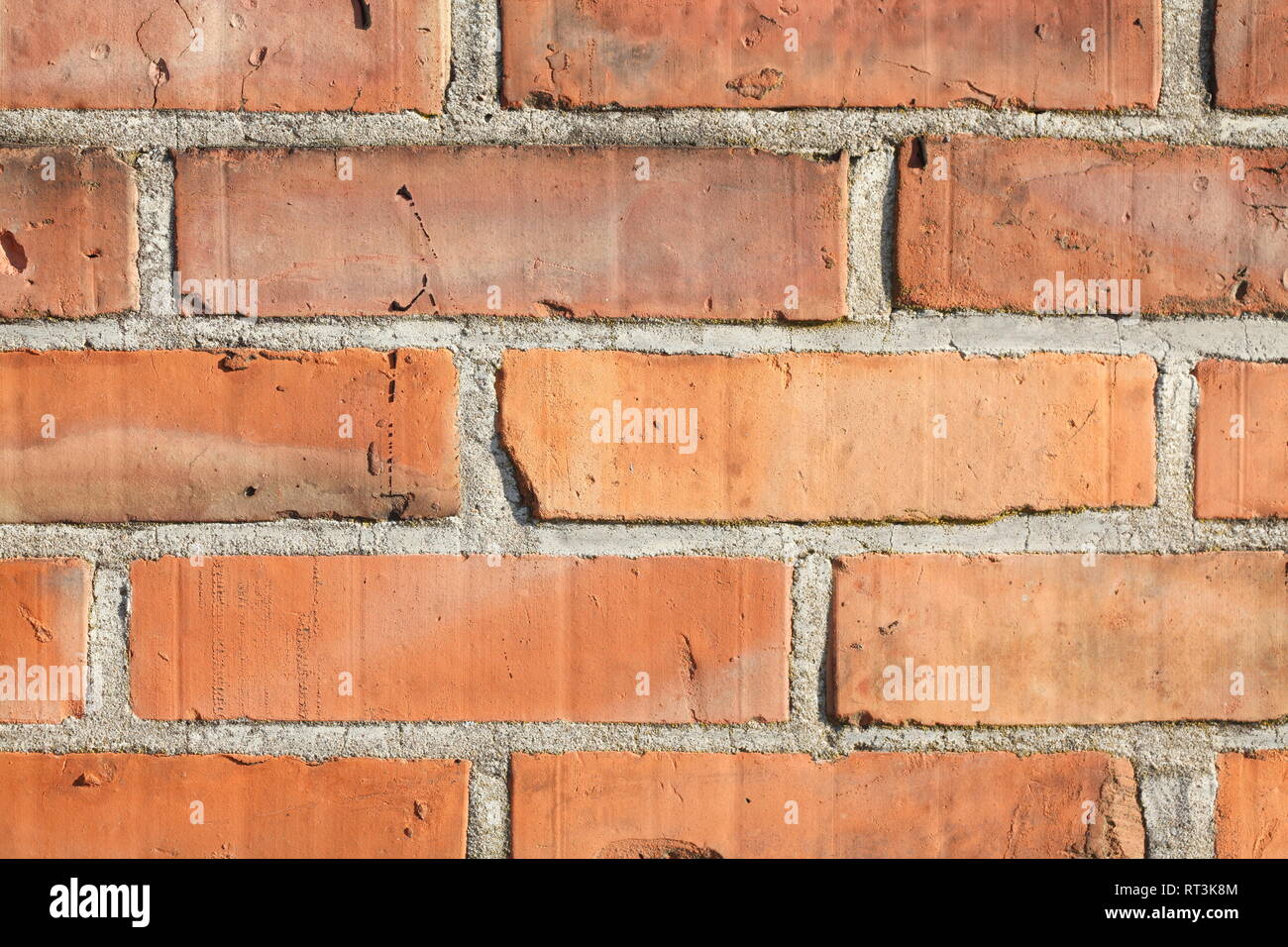 old reddish brick wall, bricks, background, germany, europe Stock Photo ...
