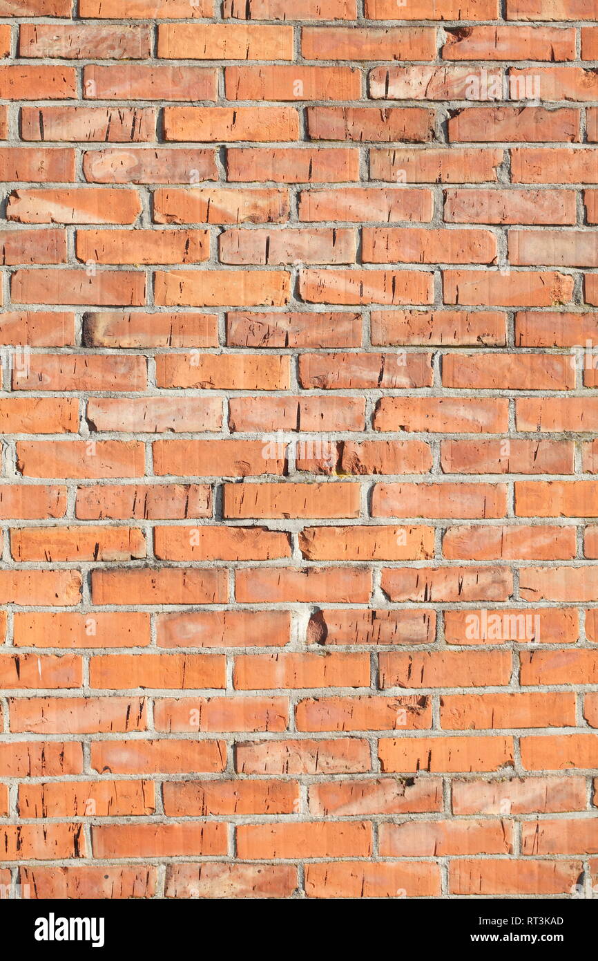 old reddish brick wall, bricks, background, germany, europe Stock Photo ...