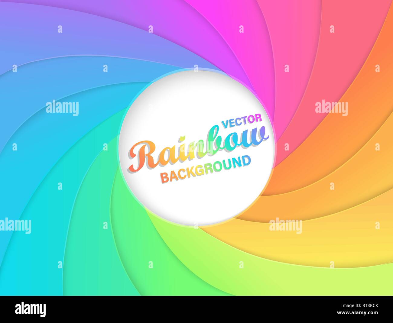 Rainbow ray of light Stock Vector Images - Alamy