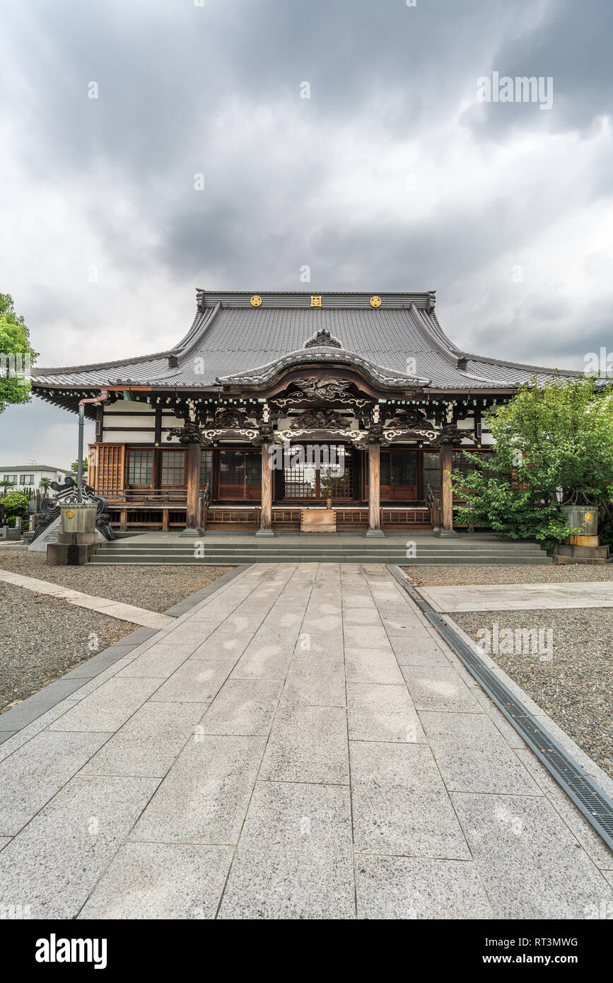 Taito Ward, Tokyo, Japan - August 18, 2017: Hondo (Main Hall) of ...