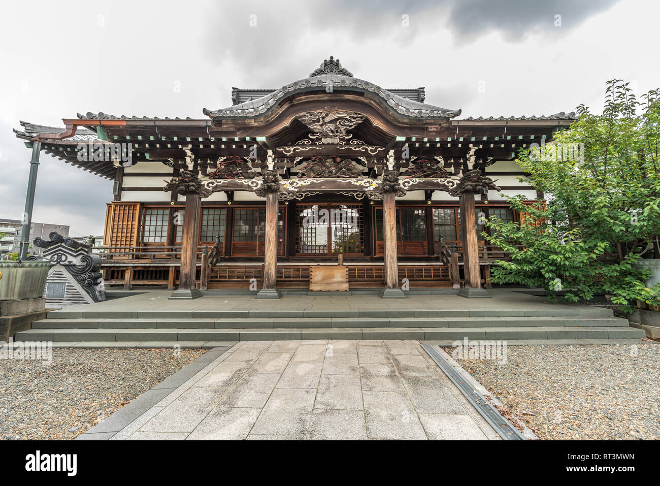 Taito Ward, Tokyo, Japan - August 18, 2017: Hondo (Main Hall) of ...