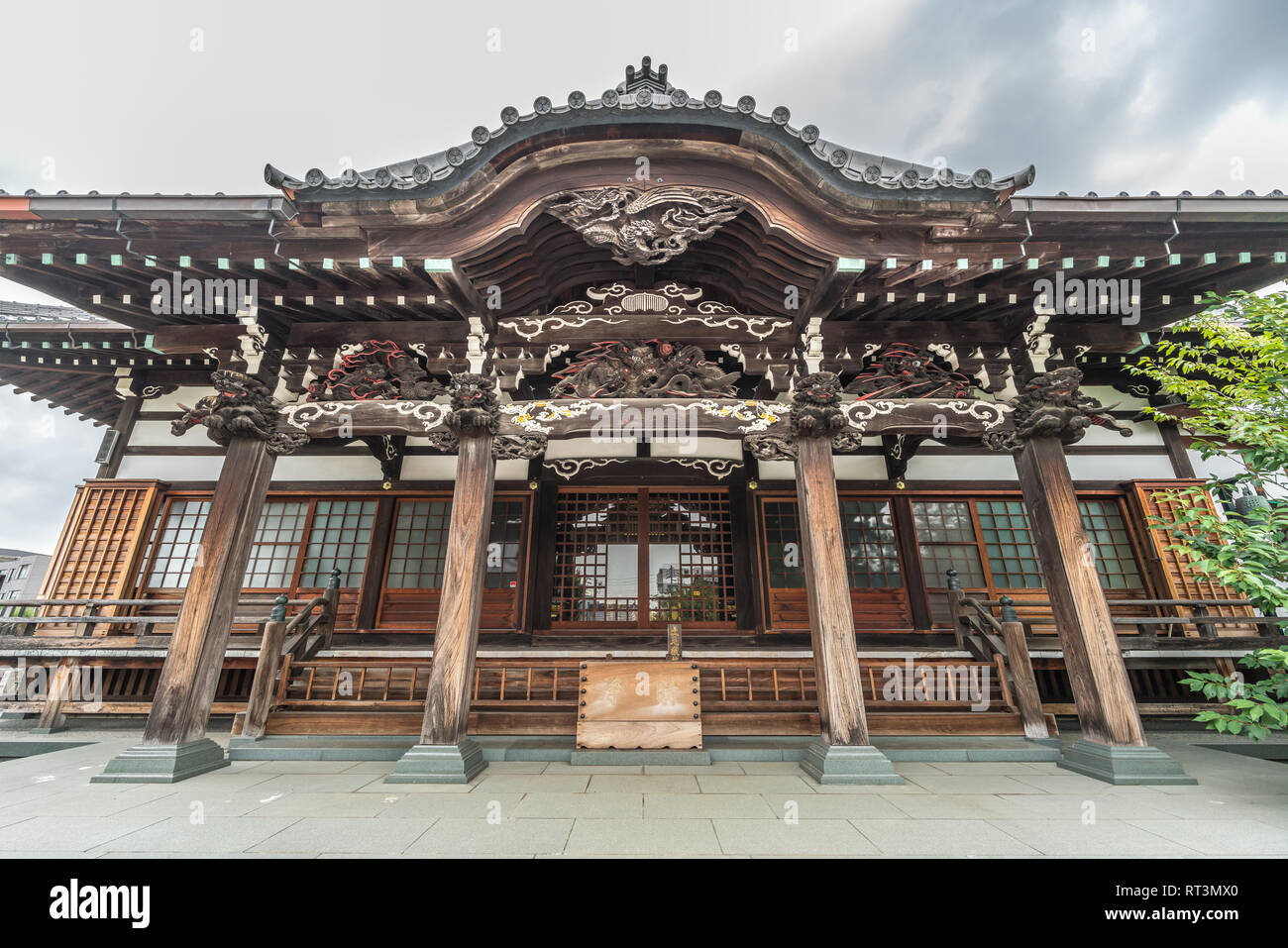 Taito Ward, Tokyo, Japan - August 18, 2017: Hondo (Main Hall) of ...