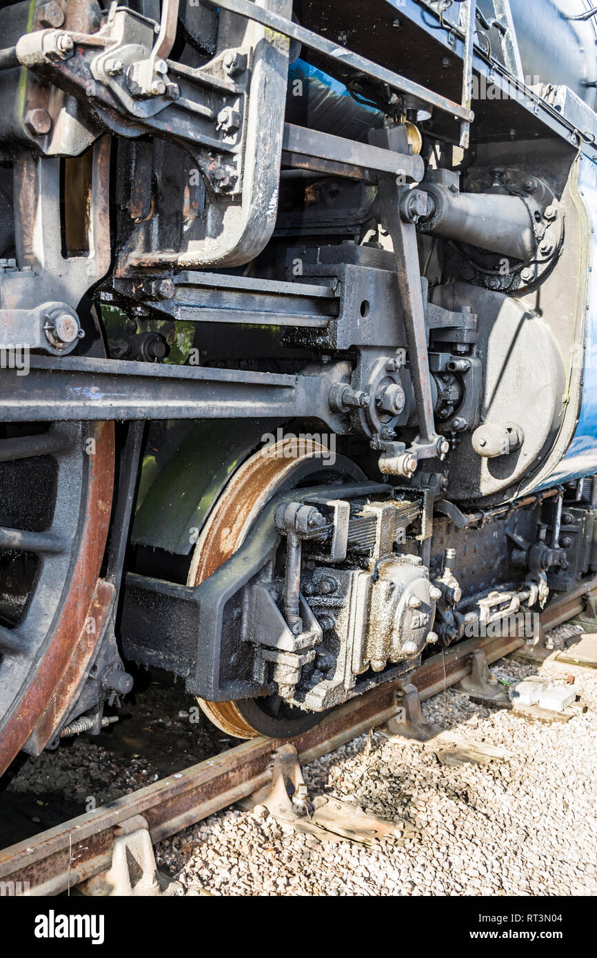 Steam engine wheels hi-res stock photography and images - Alamy