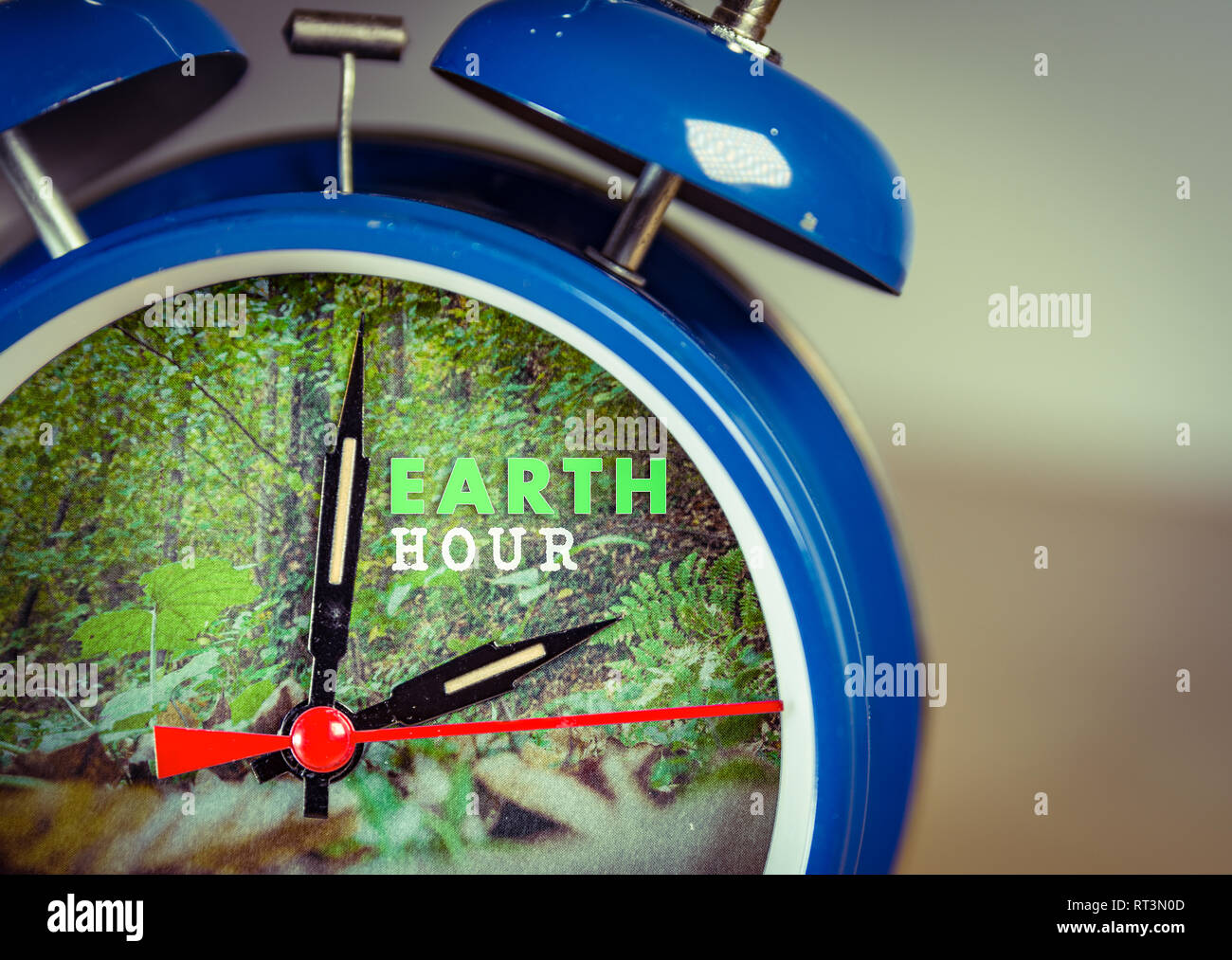 Green alarm clock earth hi-res stock photography and images - Alamy