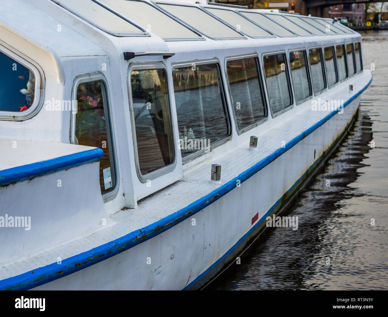 exterior of a touring boat, tourism concept, vehicle exteriors, water ...