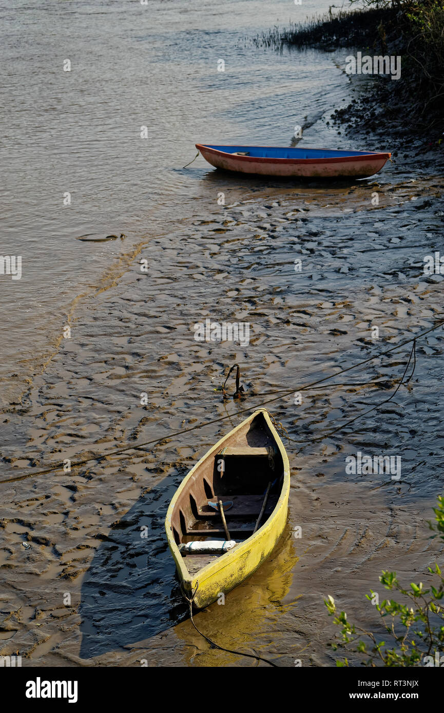 Local fishing boats at Revas Alibag Maharashtra India Stock Photo - Alamy