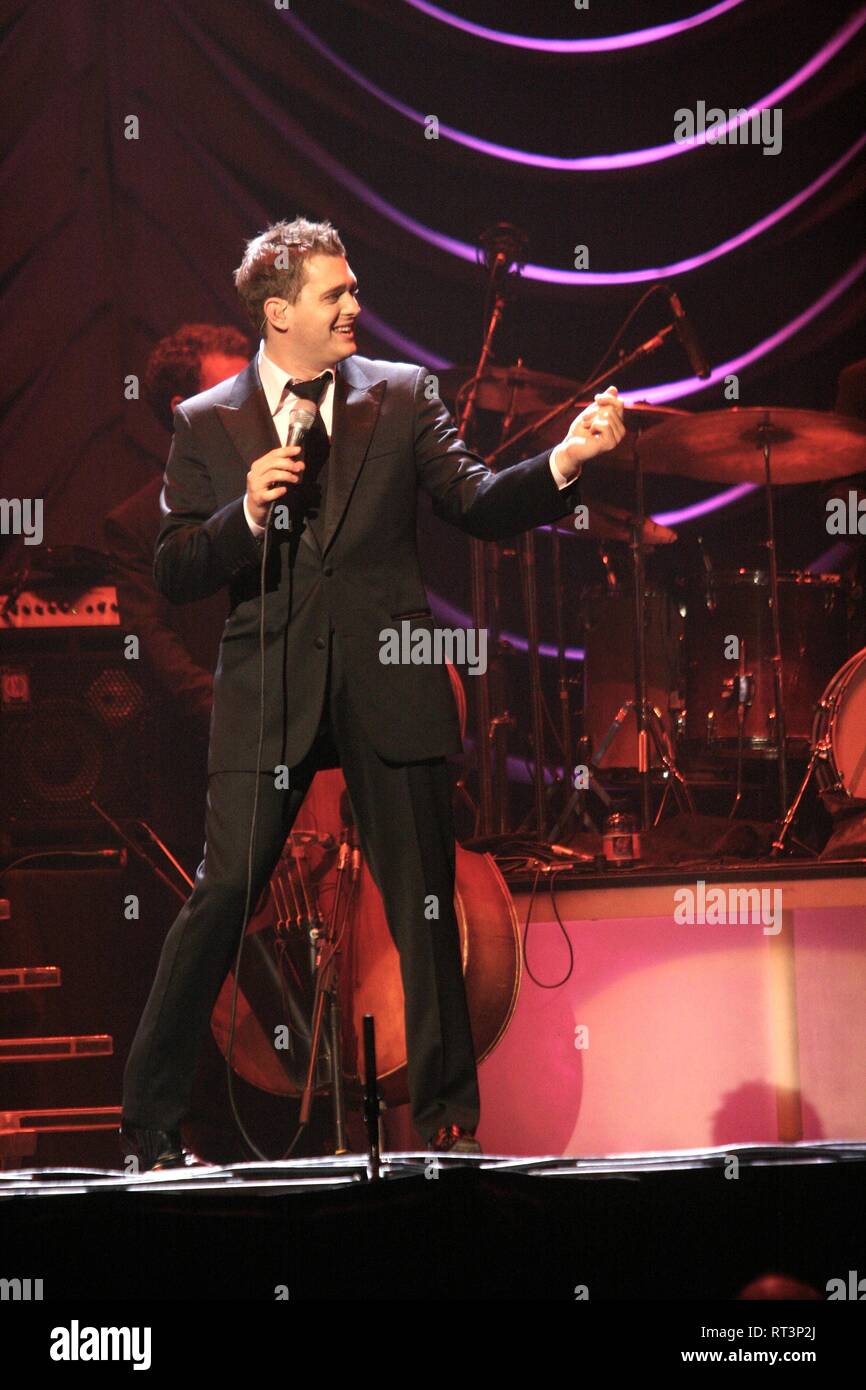 Grammy and Juno Award winning big band singer and actor Michael Bublé ...