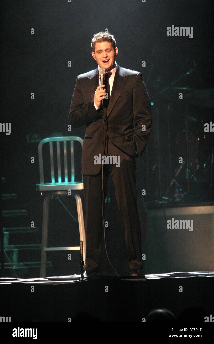 Grammy and Juno Award winning big band singer and actor Michael Bublé ...