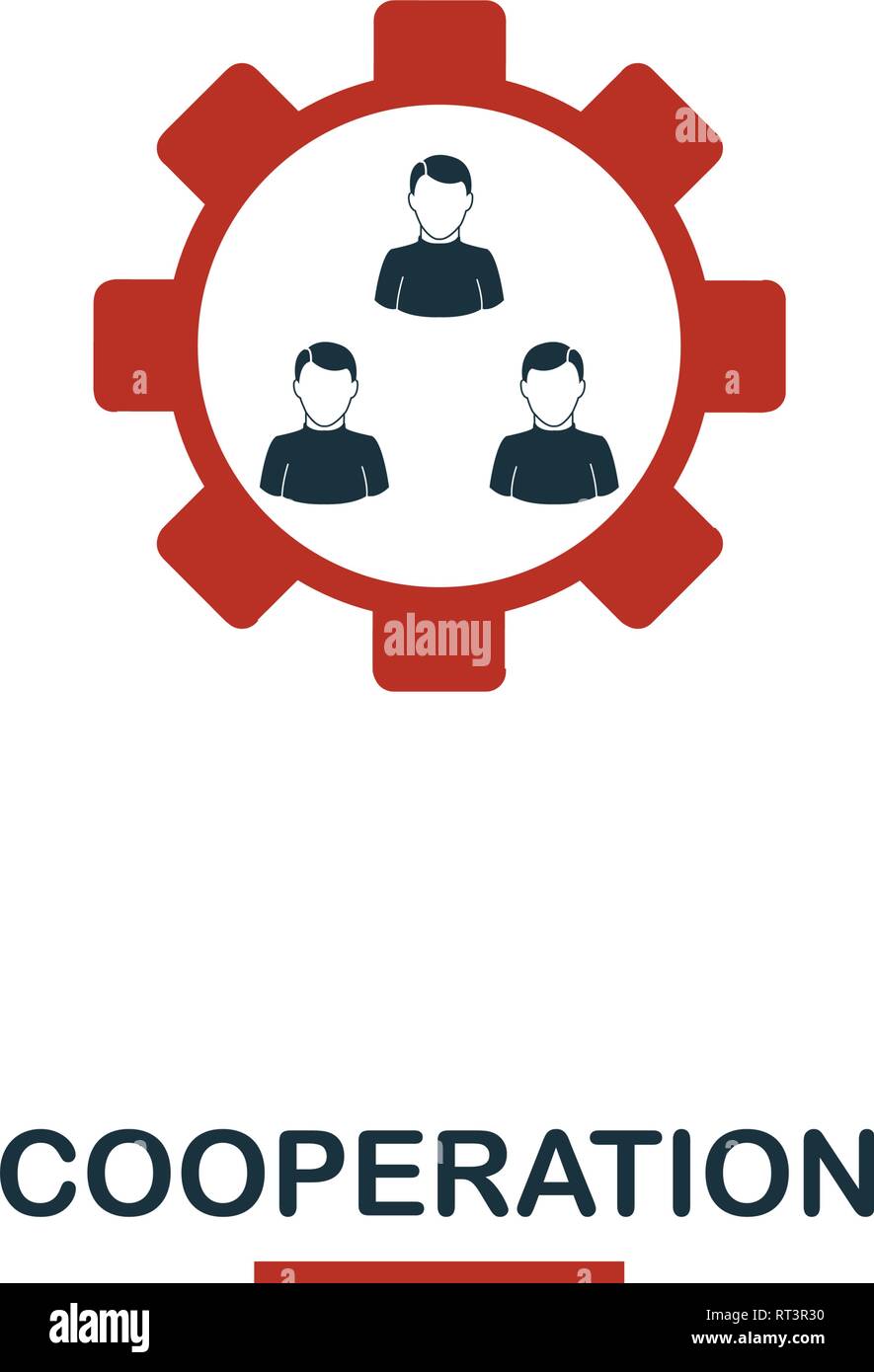 Cooperation icon. Premium style design from teamwork icon collection ...