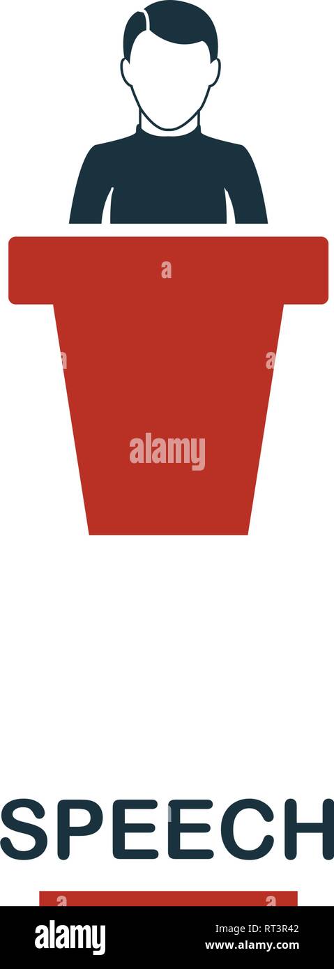 Speech icon. Premium style design from teamwork icon collection. UI and ...