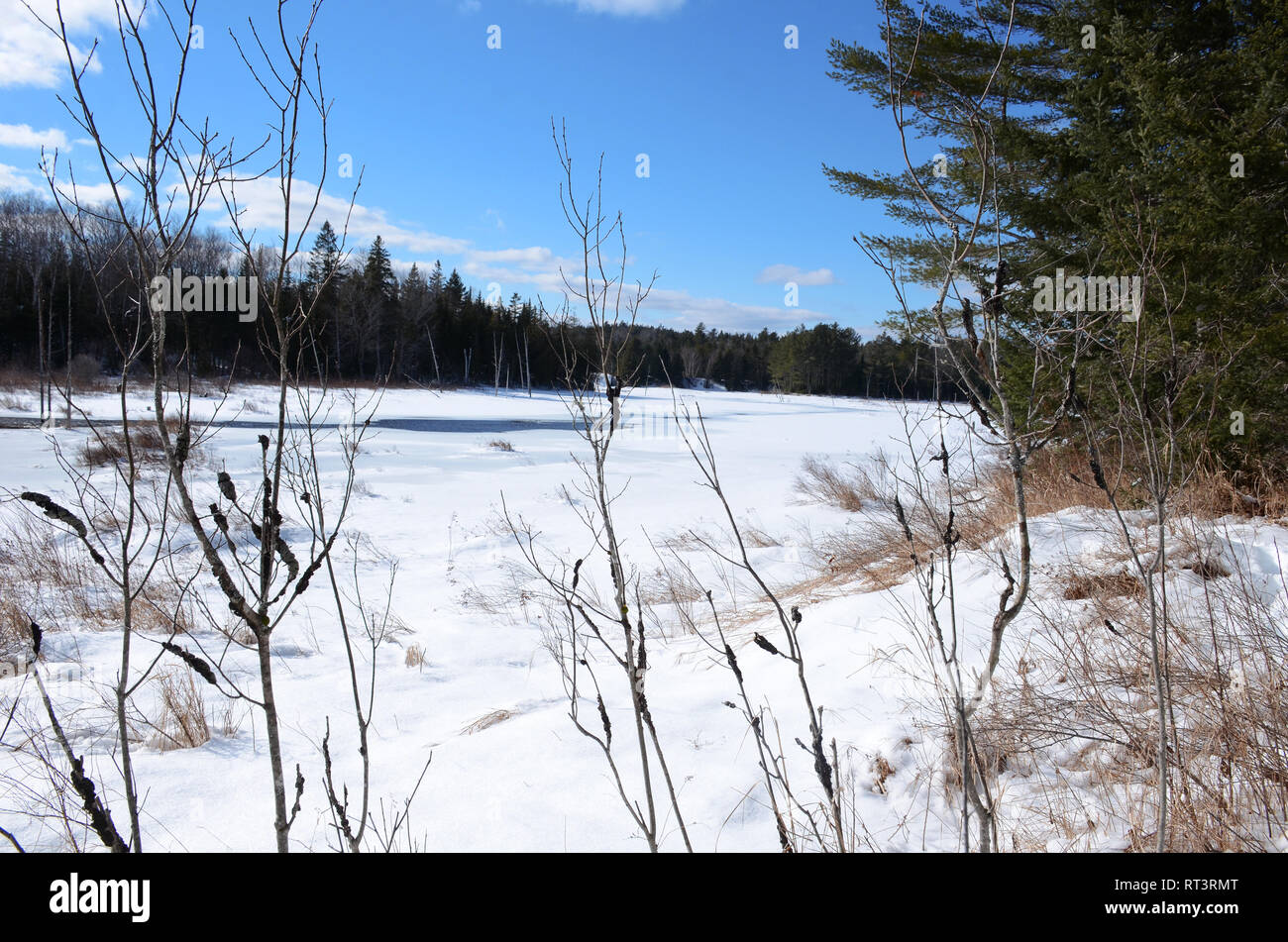 Welch Lake. Saint Croix, New Brunswick Stock Photo - Alamy