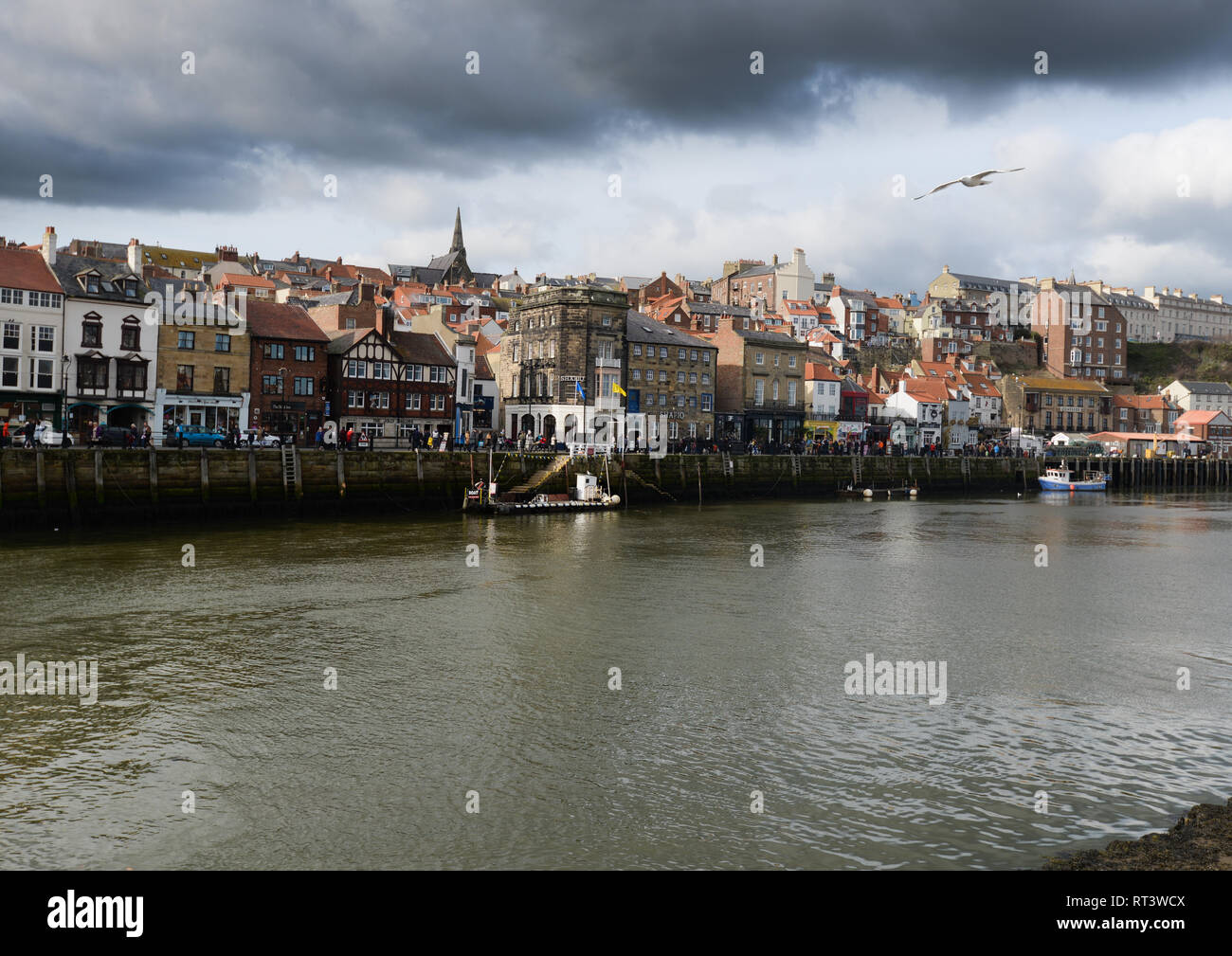 The seaside town of Whitby Stock Photo - Alamy