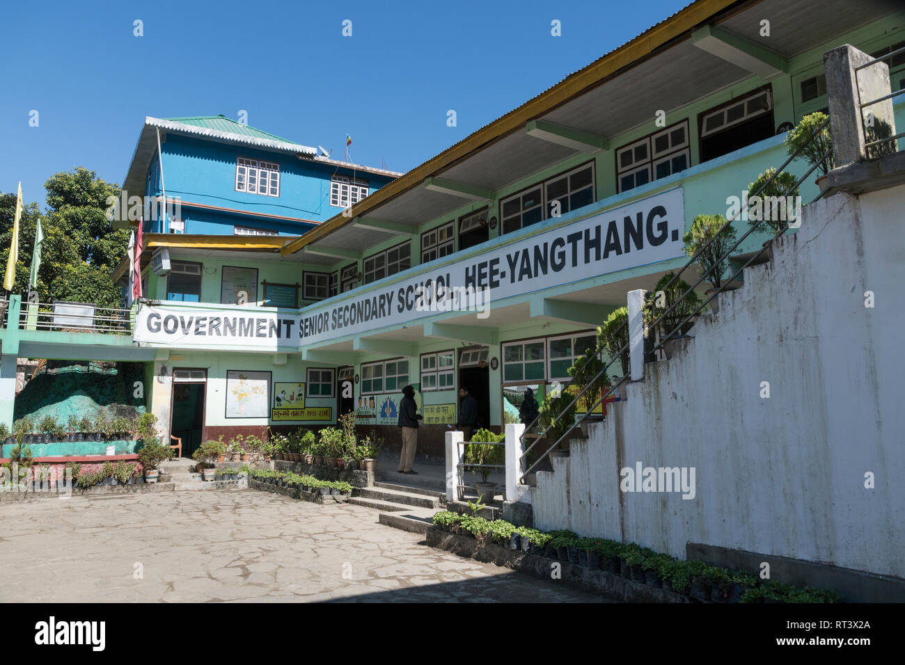 Government School, Yangthang Village, Gyalshing, West Sikkim, Sikkim ...