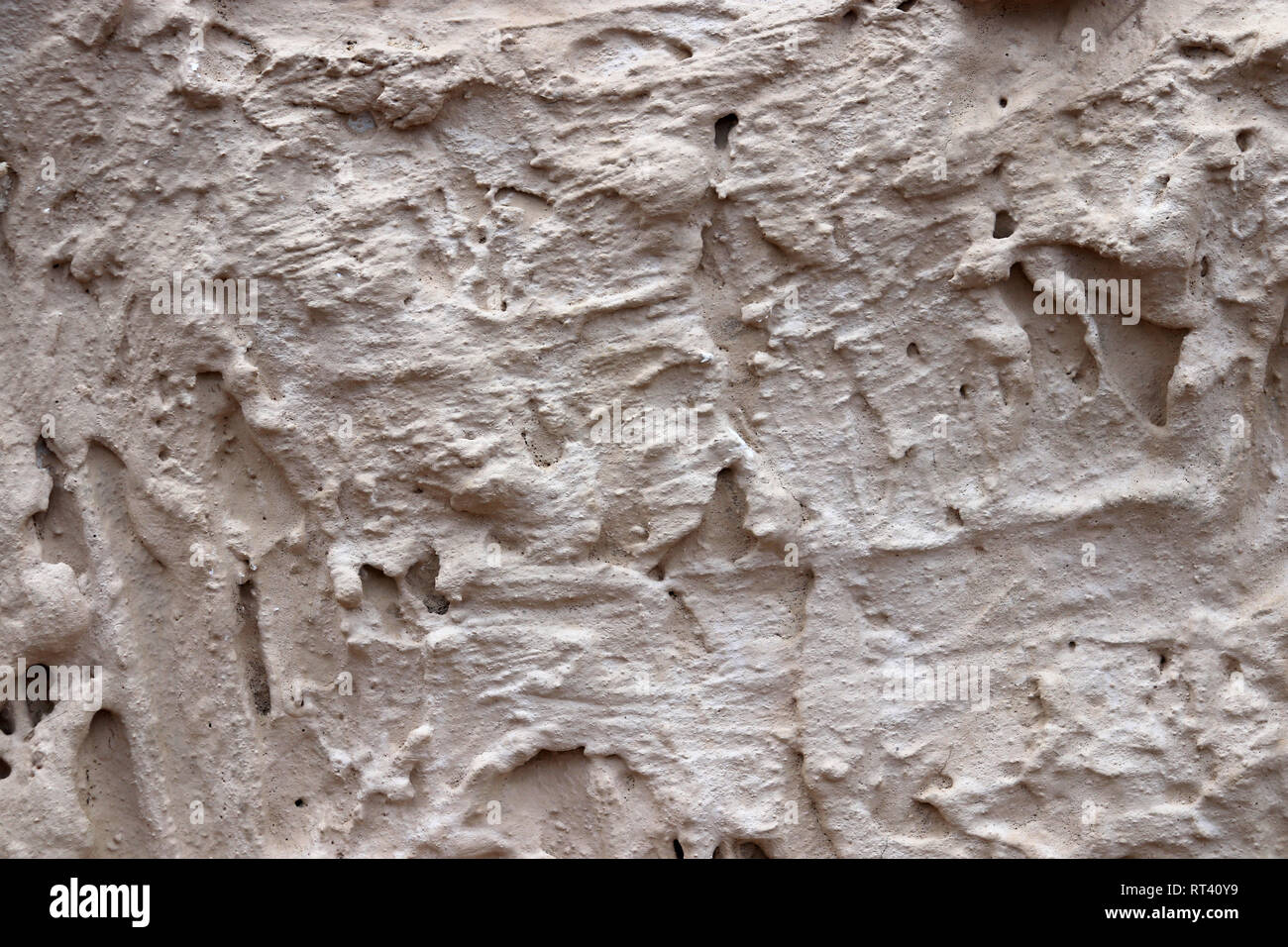 Art stucco wall texture. Beige plastering surface background Stock ...