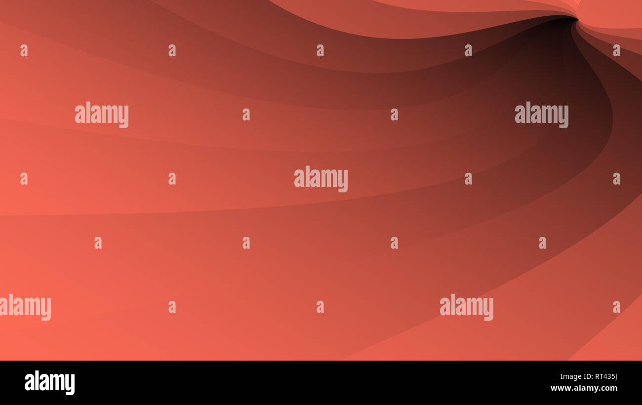 Abstract radial gradient living coral - color of the Year 2019 Stock ...