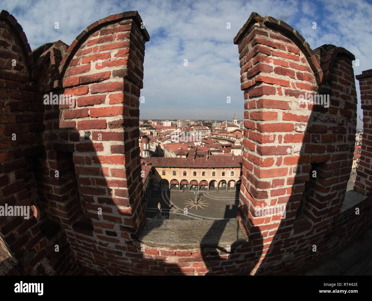 Vigevano square aerial hi-res stock photography and images - Alamy