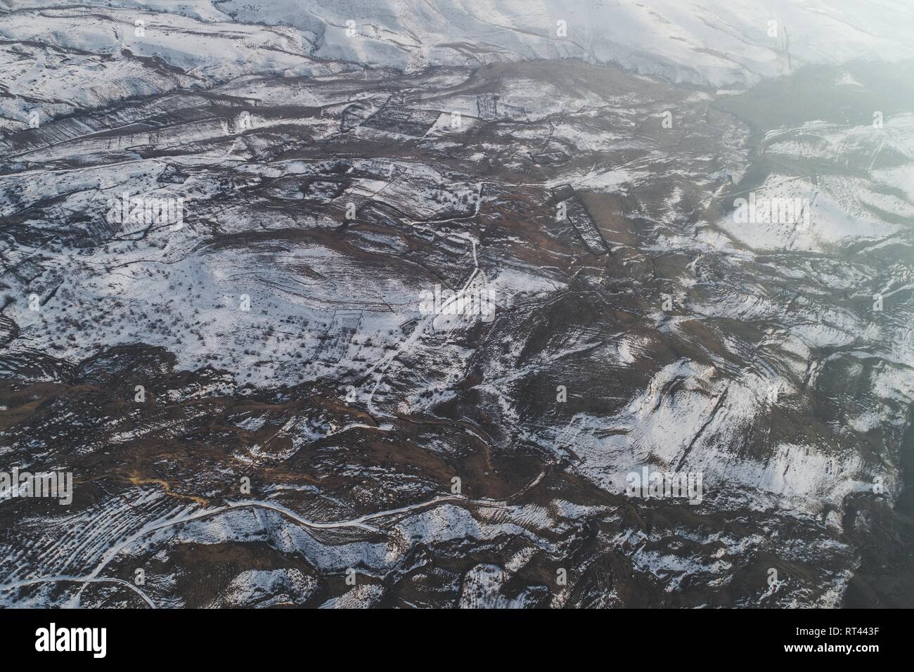 Beautiful snowy hills Stock Photo - Alamy