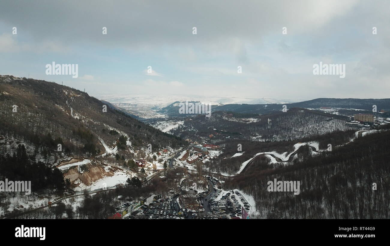 Beautiful snowy hills Stock Photo - Alamy
