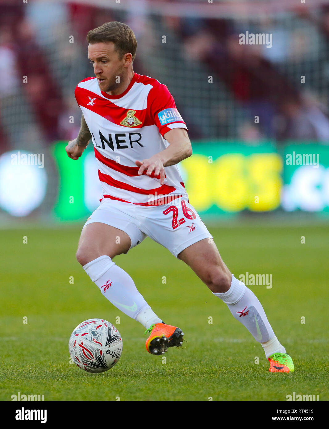 Doncaster Rovers' James Coppinger Stock Photo - Alamy