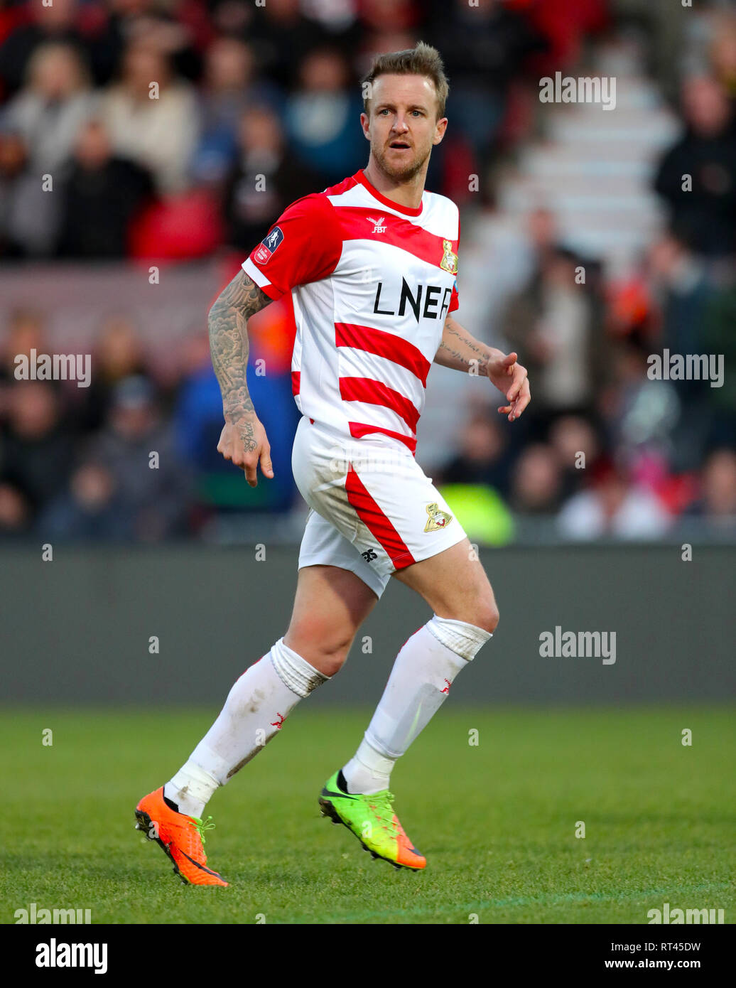Doncaster Rovers' James Coppinger Stock Photo - Alamy