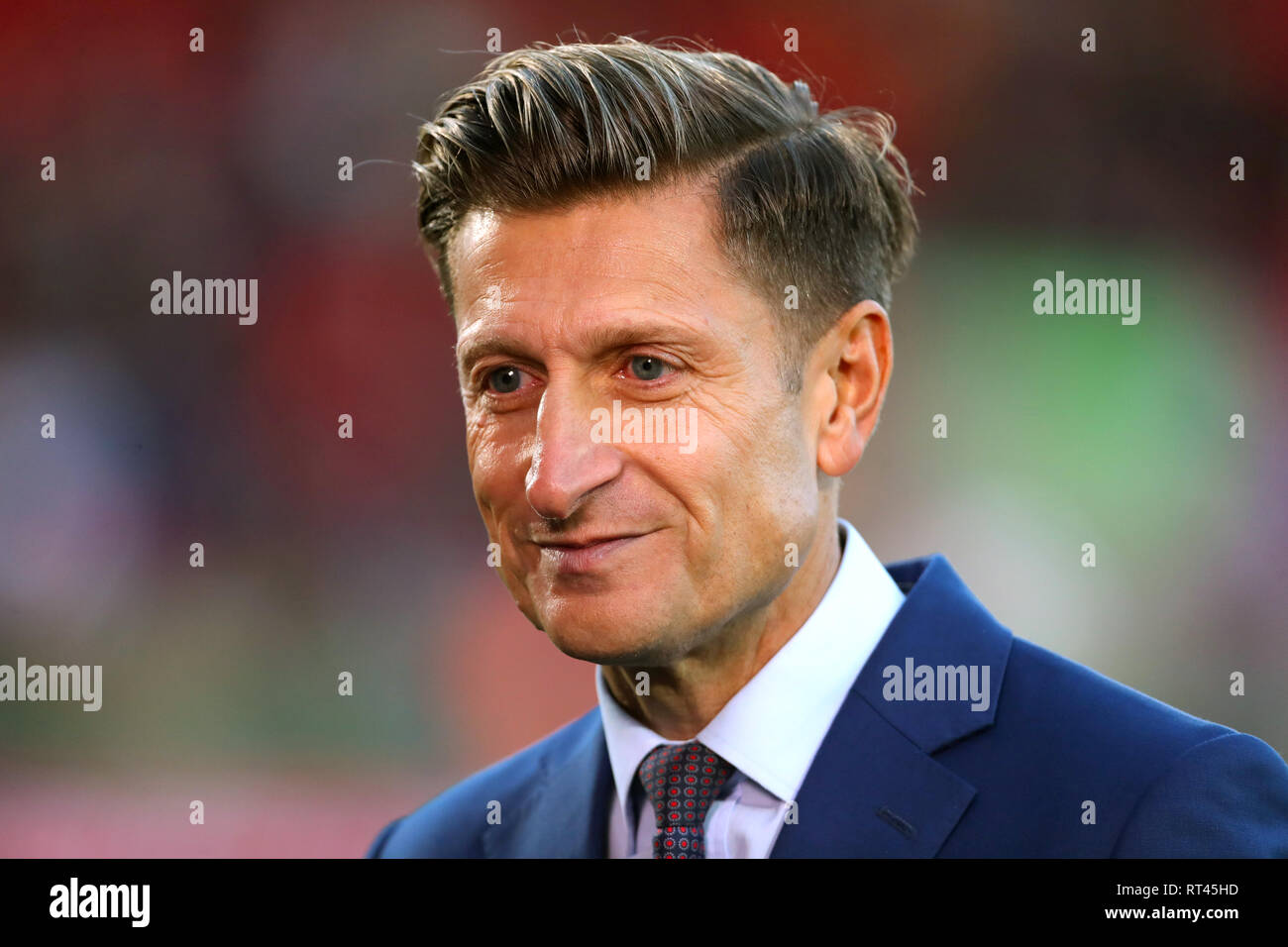Crystal palace chairman steve parish speaks hi-res stock photography ...