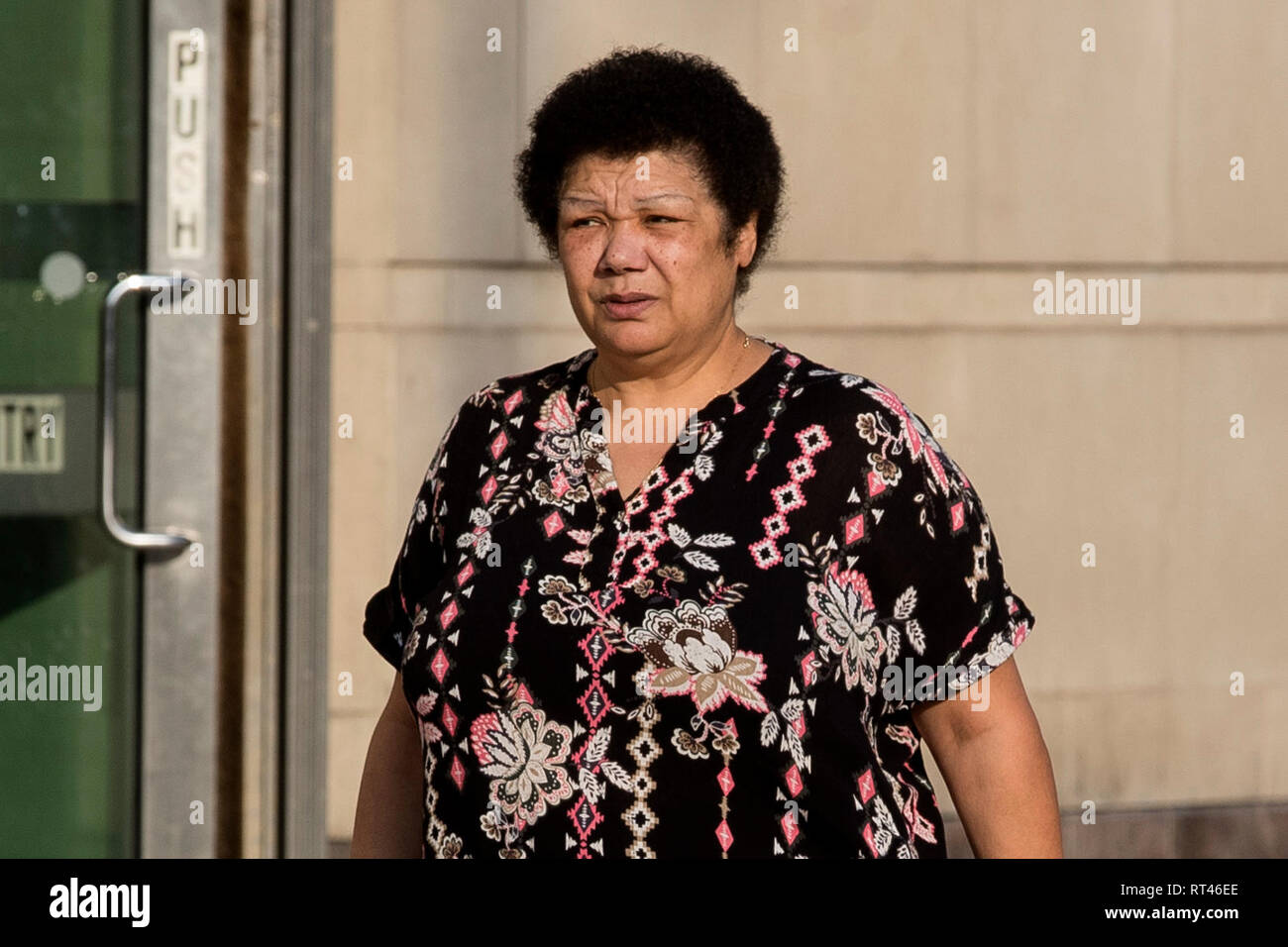 Carol Mitchell, mother of Rifleman Darren Mitchell attends Laganside ...