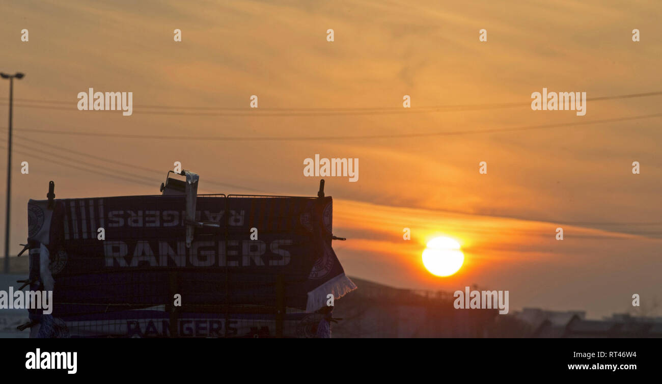 Outside view of ibrox stadium hi-res stock photography and images - Alamy