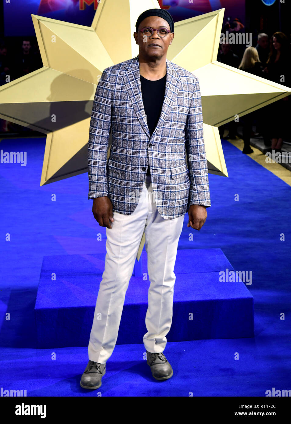 Samuel L. Jackson attending the Captain Marvel European Premiere held ...