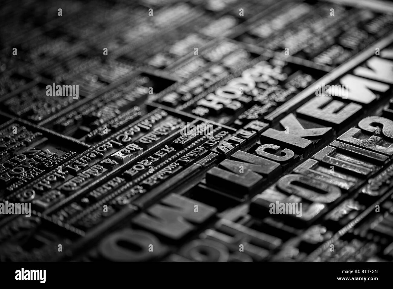 Old vintage Victorian newspaper book printing press background Stock ...