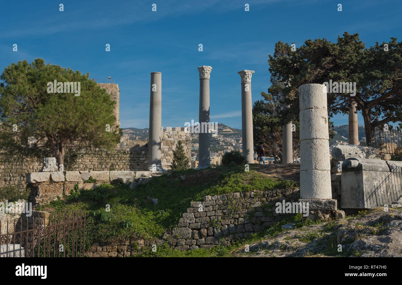 Byblos Citadel, Byblos, Lebanon Stock Photo - Alamy