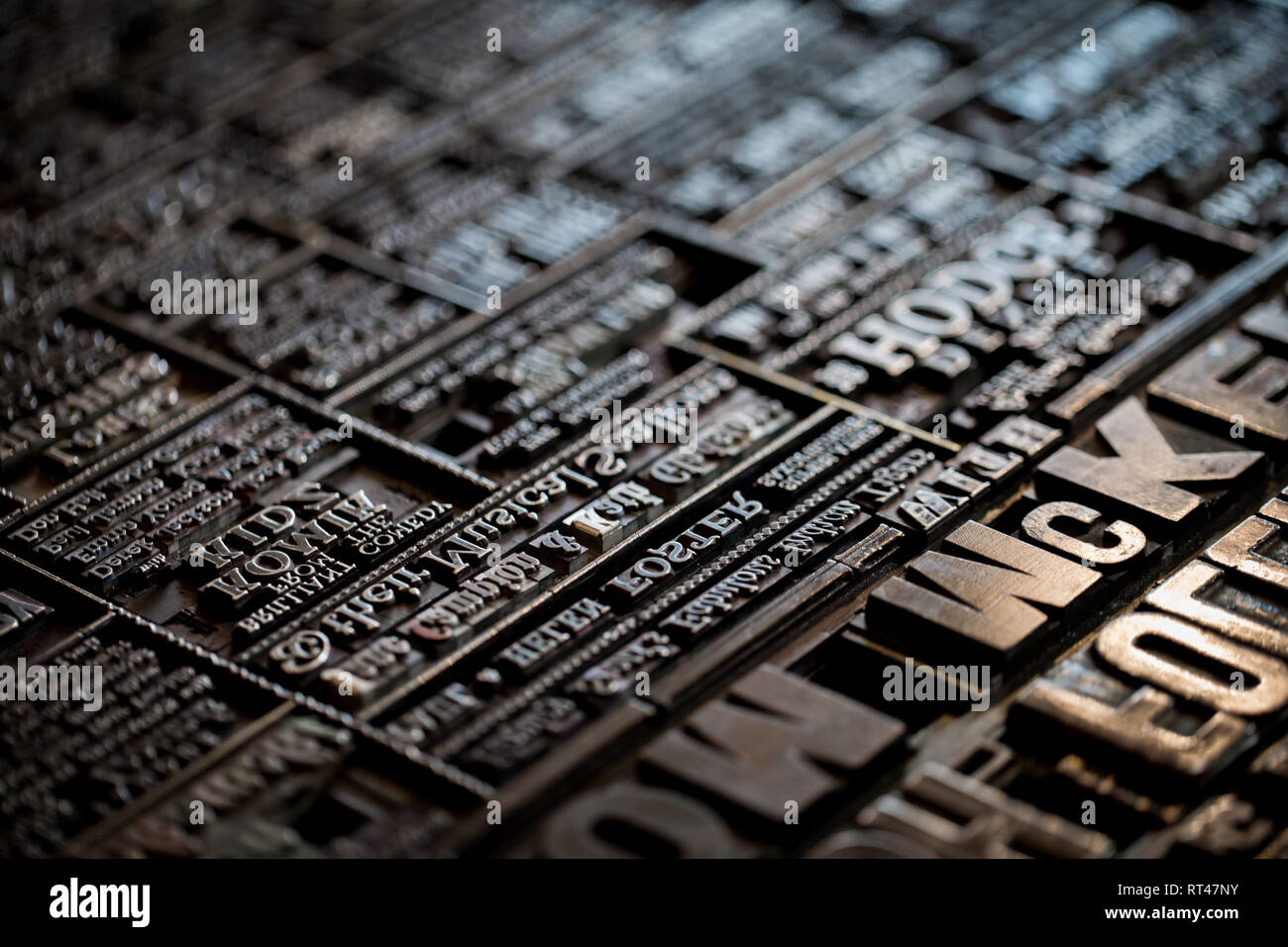 Old vintage Victorian newspaper book printing press background Stock ...