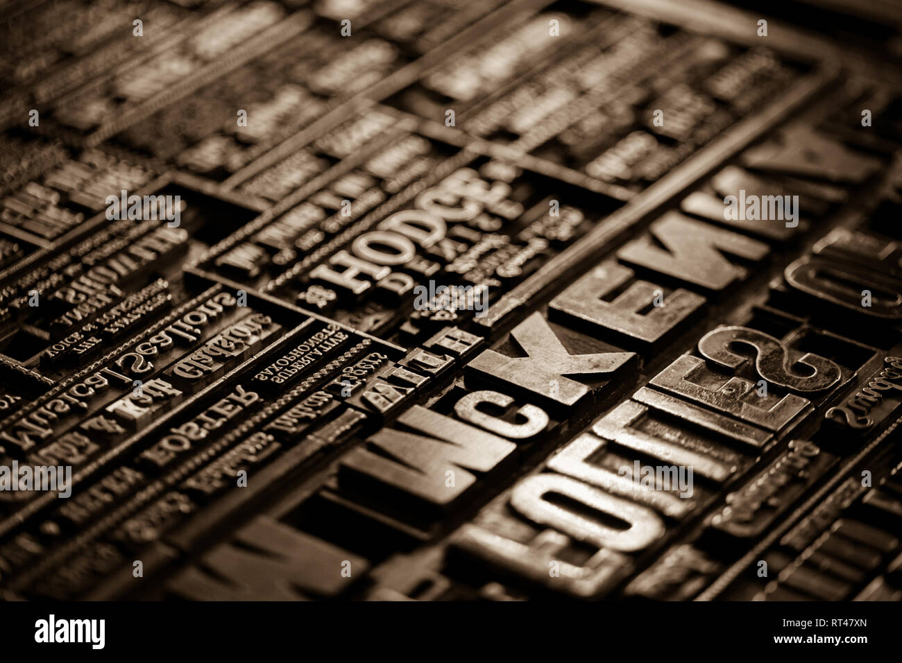 Old vintage Victorian newspaper book printing press background Stock ...