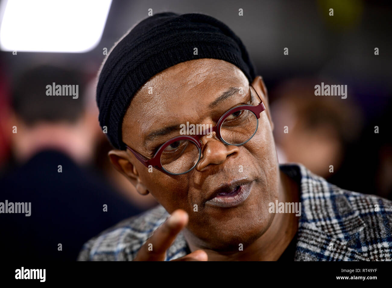 Samuel L. Jackson attending the Captain Marvel European Premiere held ...