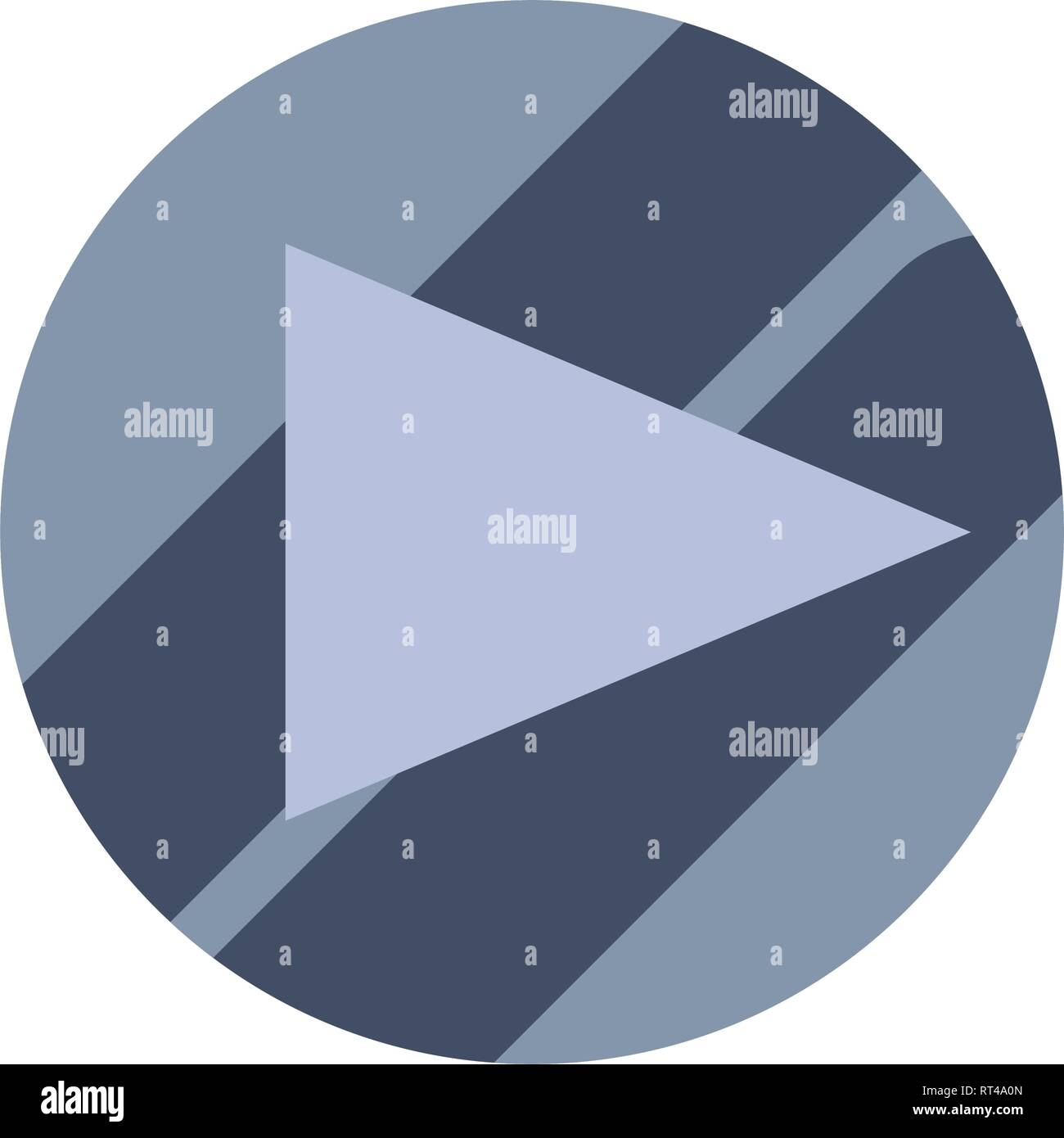 video player button on white background vector illustration Stock ...