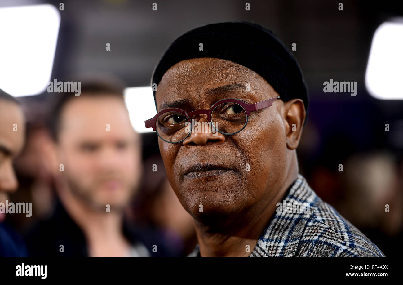 Samuel L. Jackson attending the Captain Marvel European Premiere held ...
