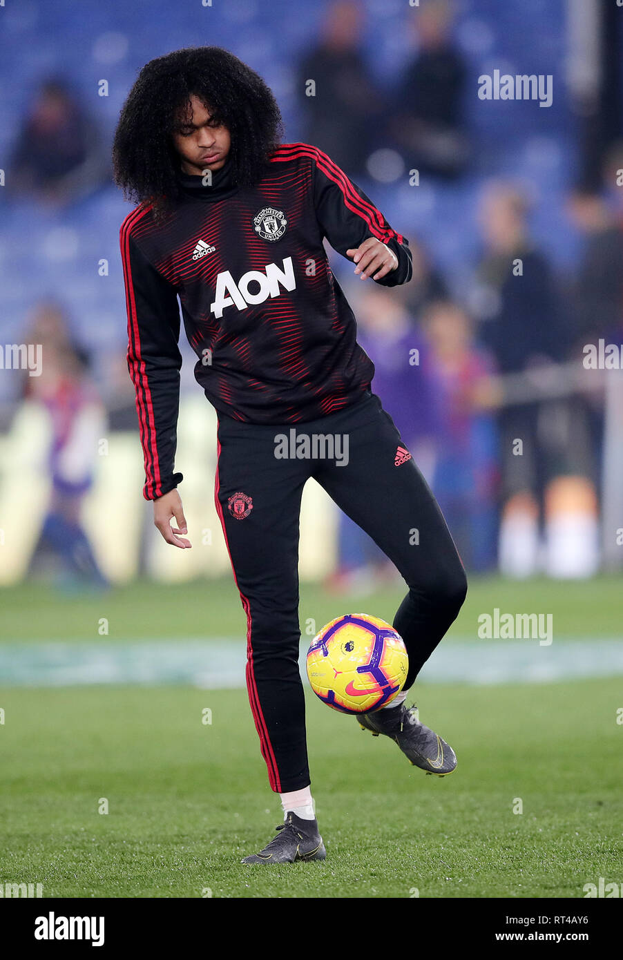 Manchester United's Tahith Chong during the Premier League match at ...