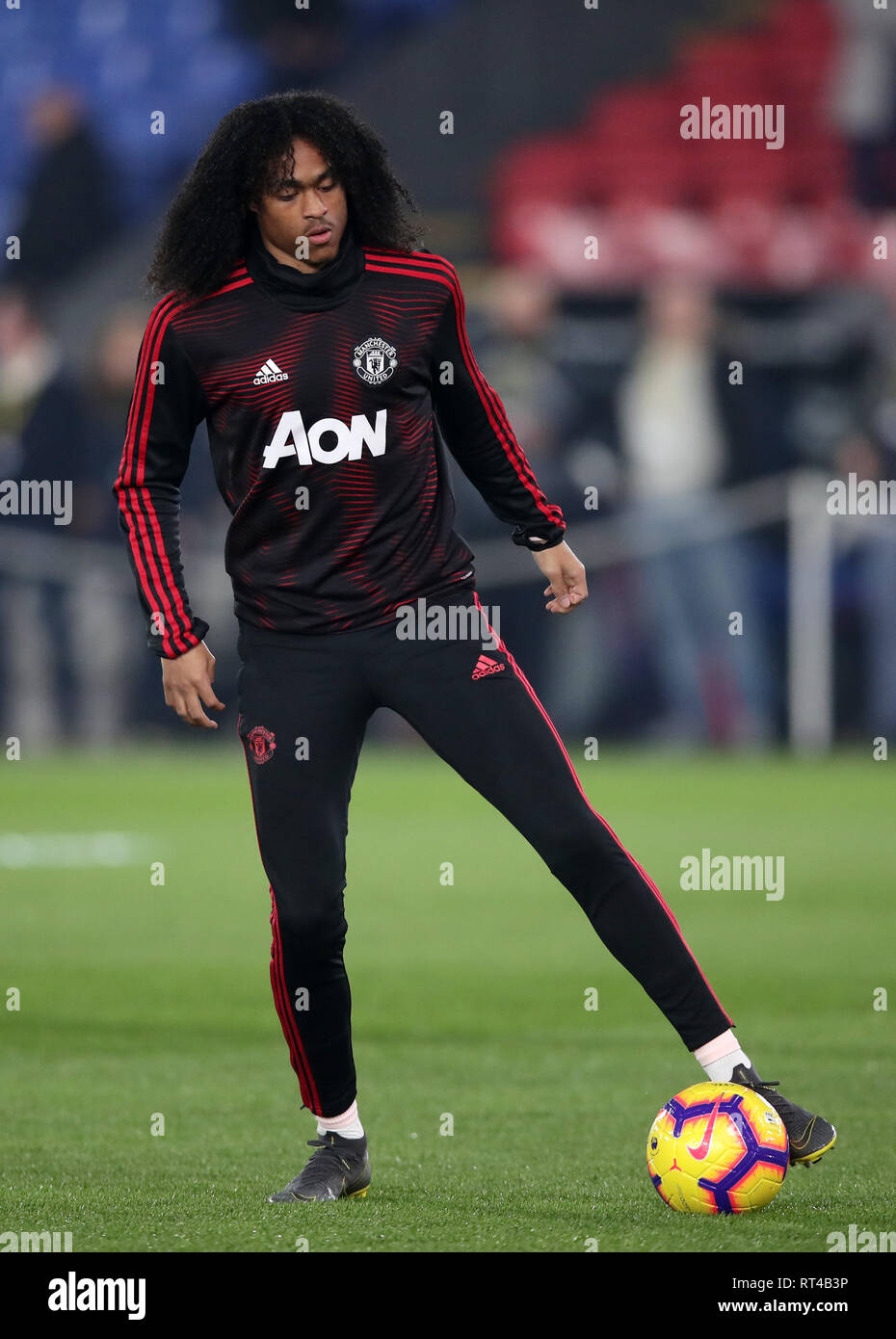 Manchester United's Tahith Chong during the Premier League match at ...